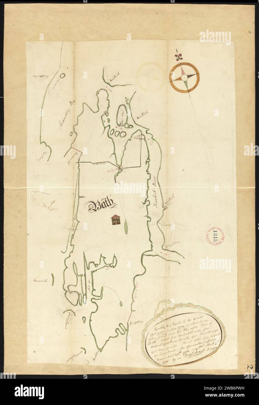 Map of bath hi-res stock photography and images - Alamy
