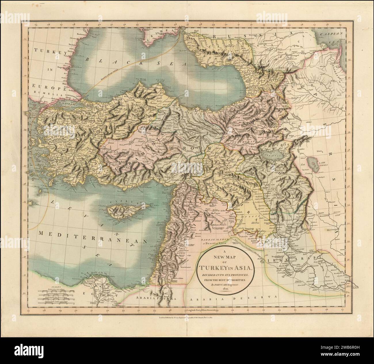 Cary map of asia hi-res stock photography and images - Alamy