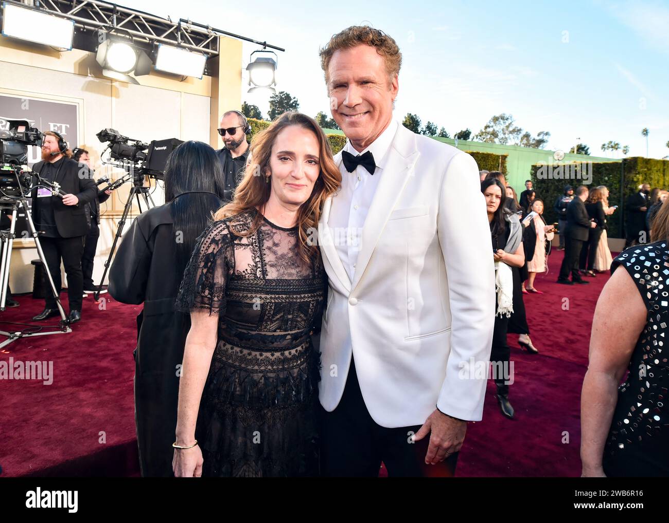 Beverly Hills, United States. 07th Jan, 2024. Jessica Elbaum and Will ...