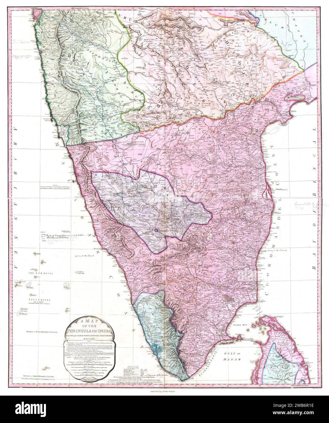 Peninsular india map hi-res stock photography and images - Alamy