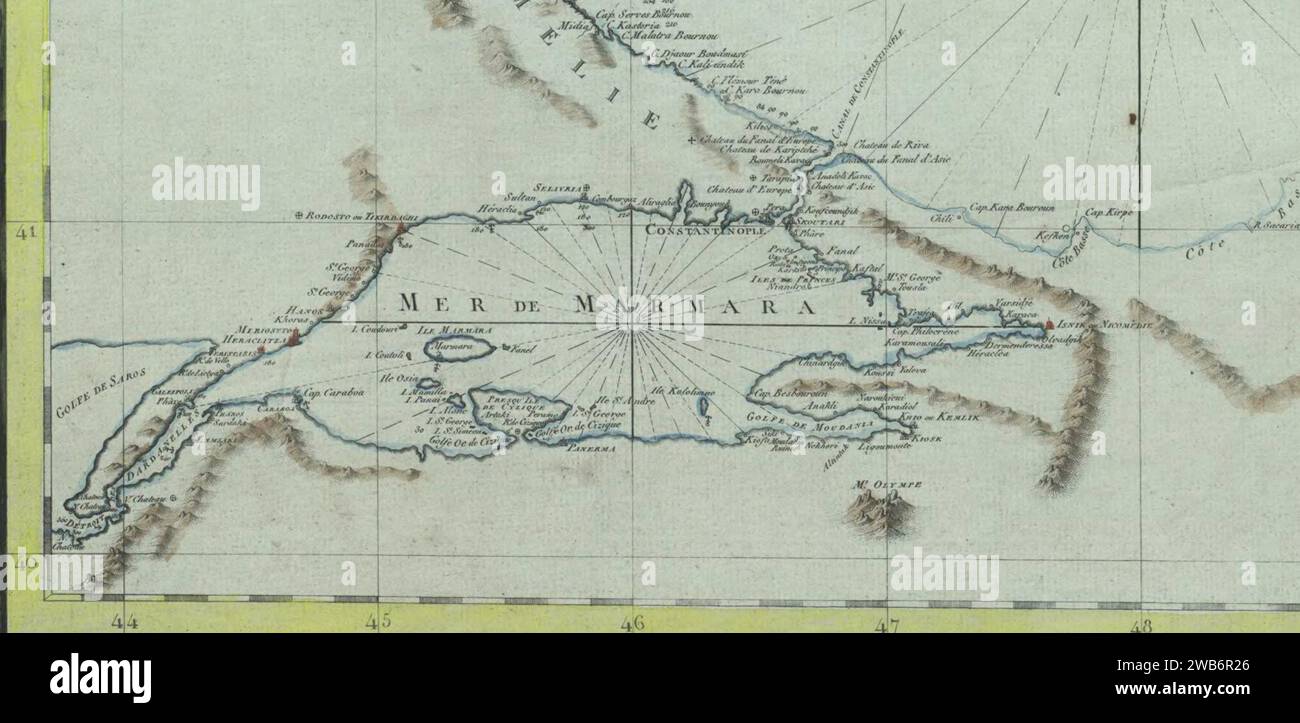 Map of marmora hi-res stock photography and images - Alamy