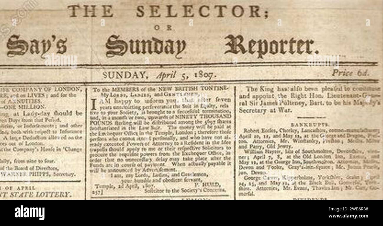 Newspaper reporter historical hi-res stock photography and images - Alamy