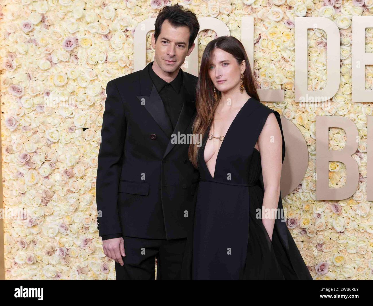 Mark Ronson and Grace Gummer attend the arrivals of The 81st Annual ...