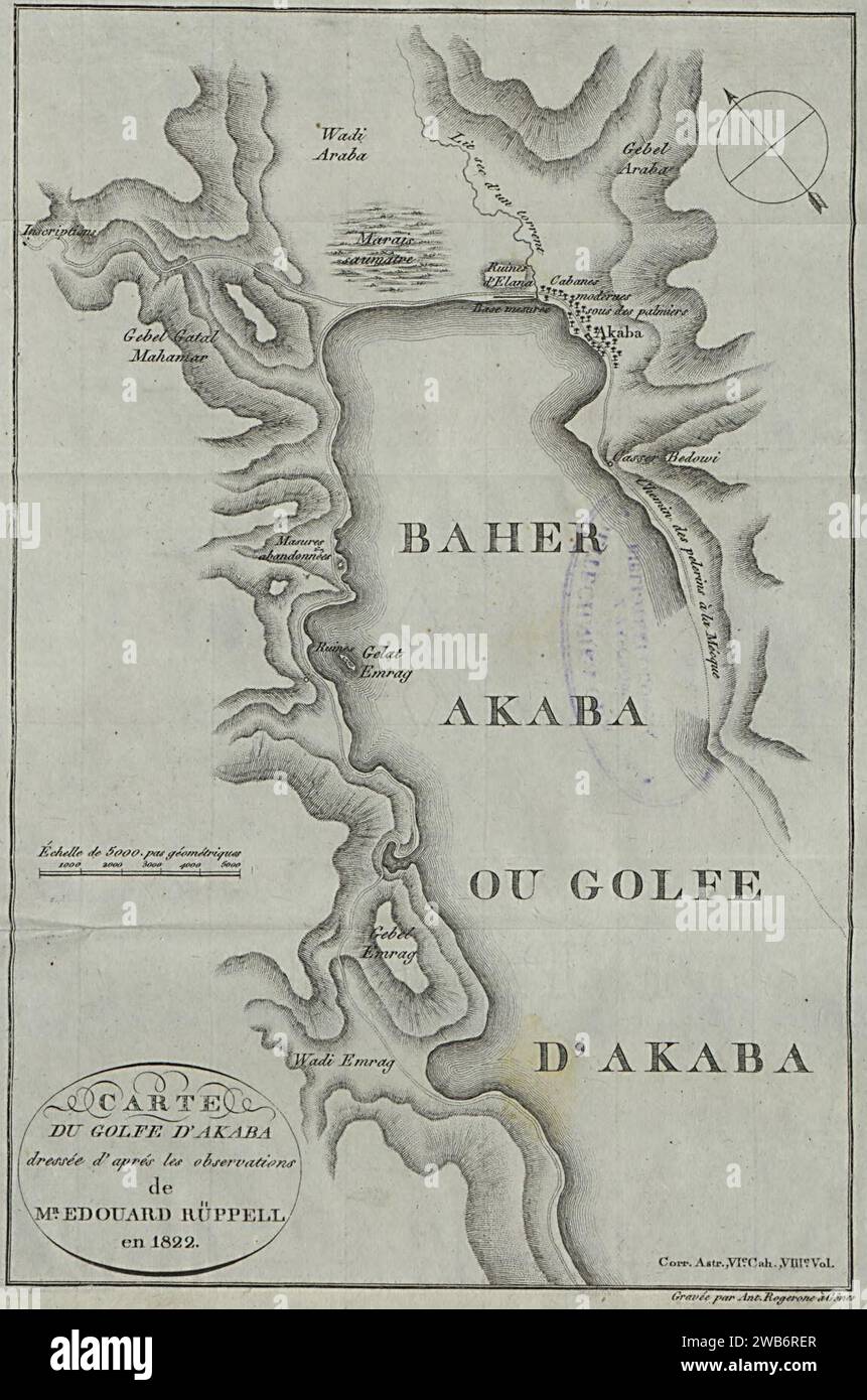 Gulf of aqaba map hi-res stock photography and images - Alamy