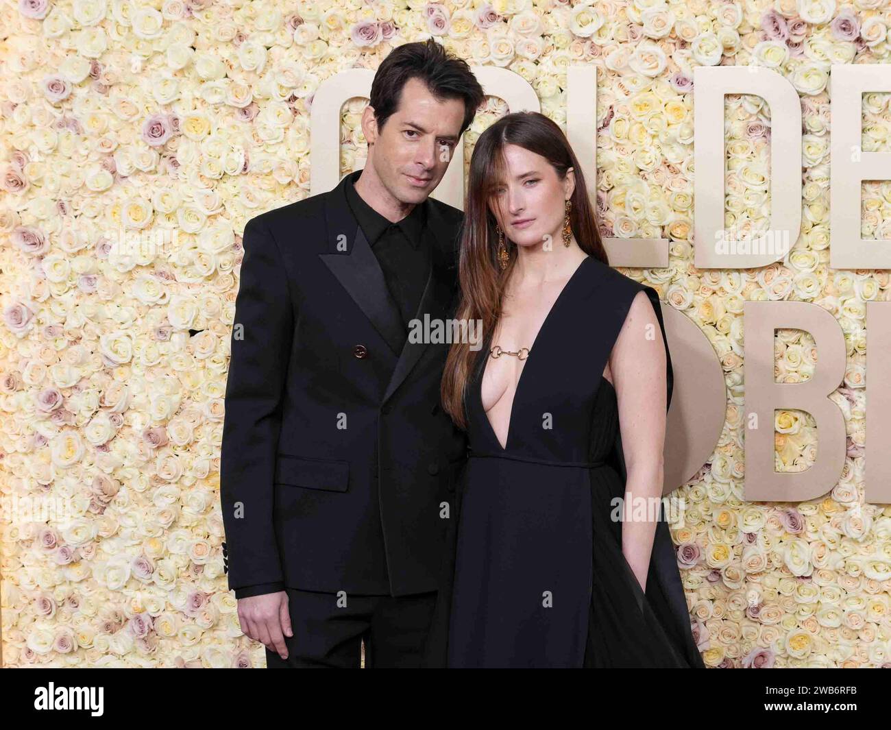 Mark Ronson and Grace Gummer attend the arrivals of The 81st Annual ...