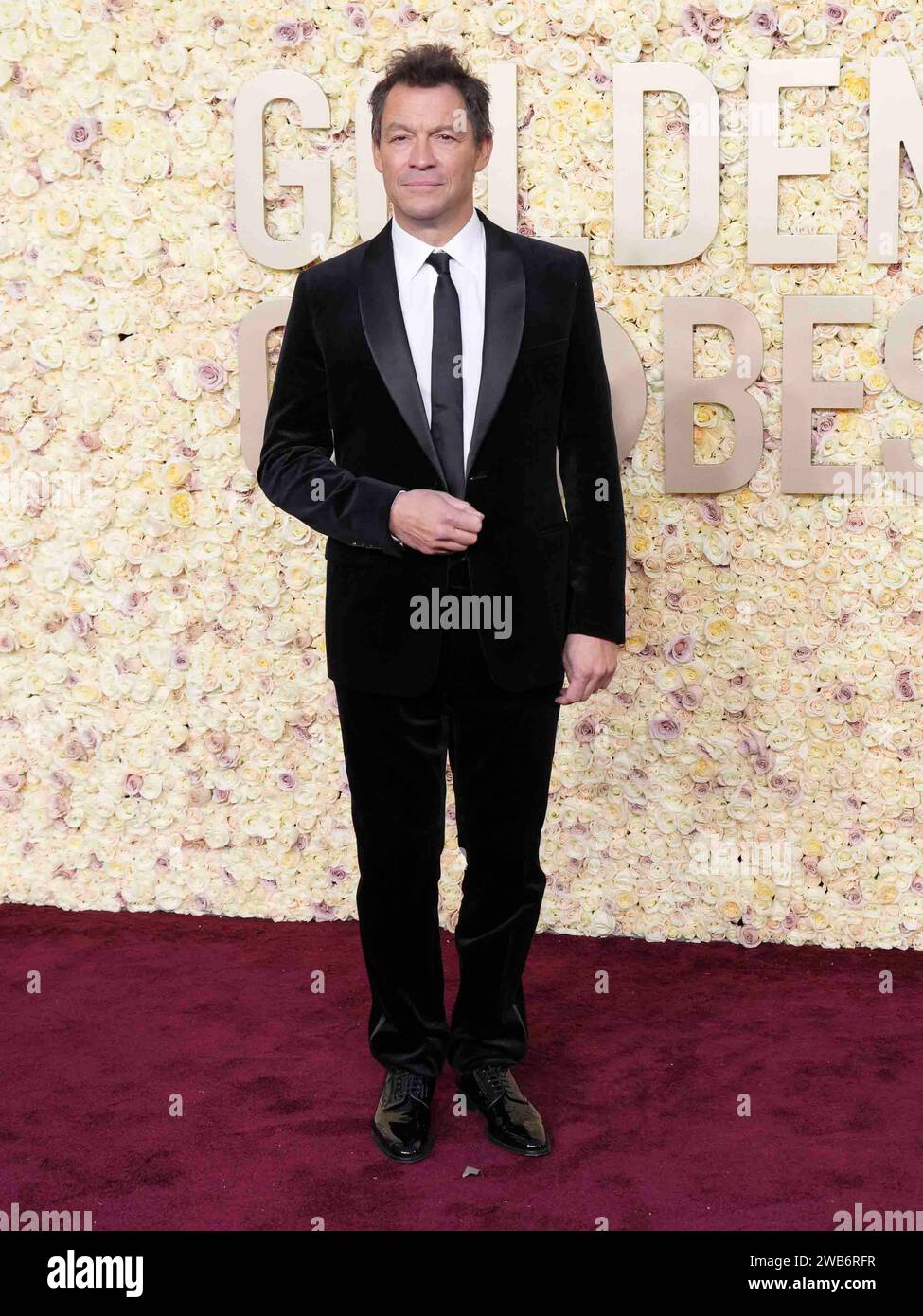 Dominic West attends the arrivals of The 81st Annual Golden Globe ...