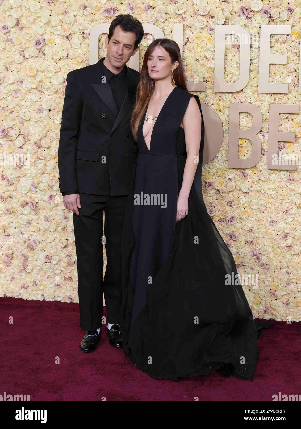 Mark Ronson and Grace Gummer attend the arrivals of The 81st Annual ...