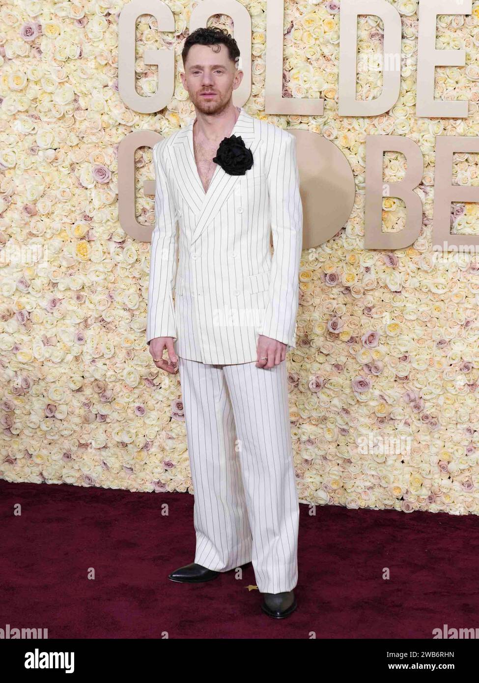 Chris Perfetti attends the arrivals of The 81st Annual Golden Globe ...