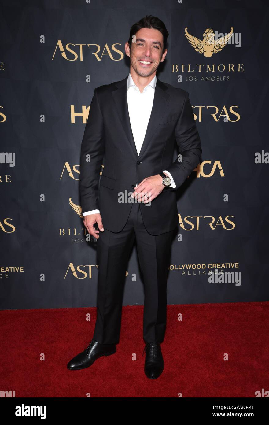 LOS ANGELES, CA - JANUARY 8 Alberto Guerra at the Astra Film Awards at ...