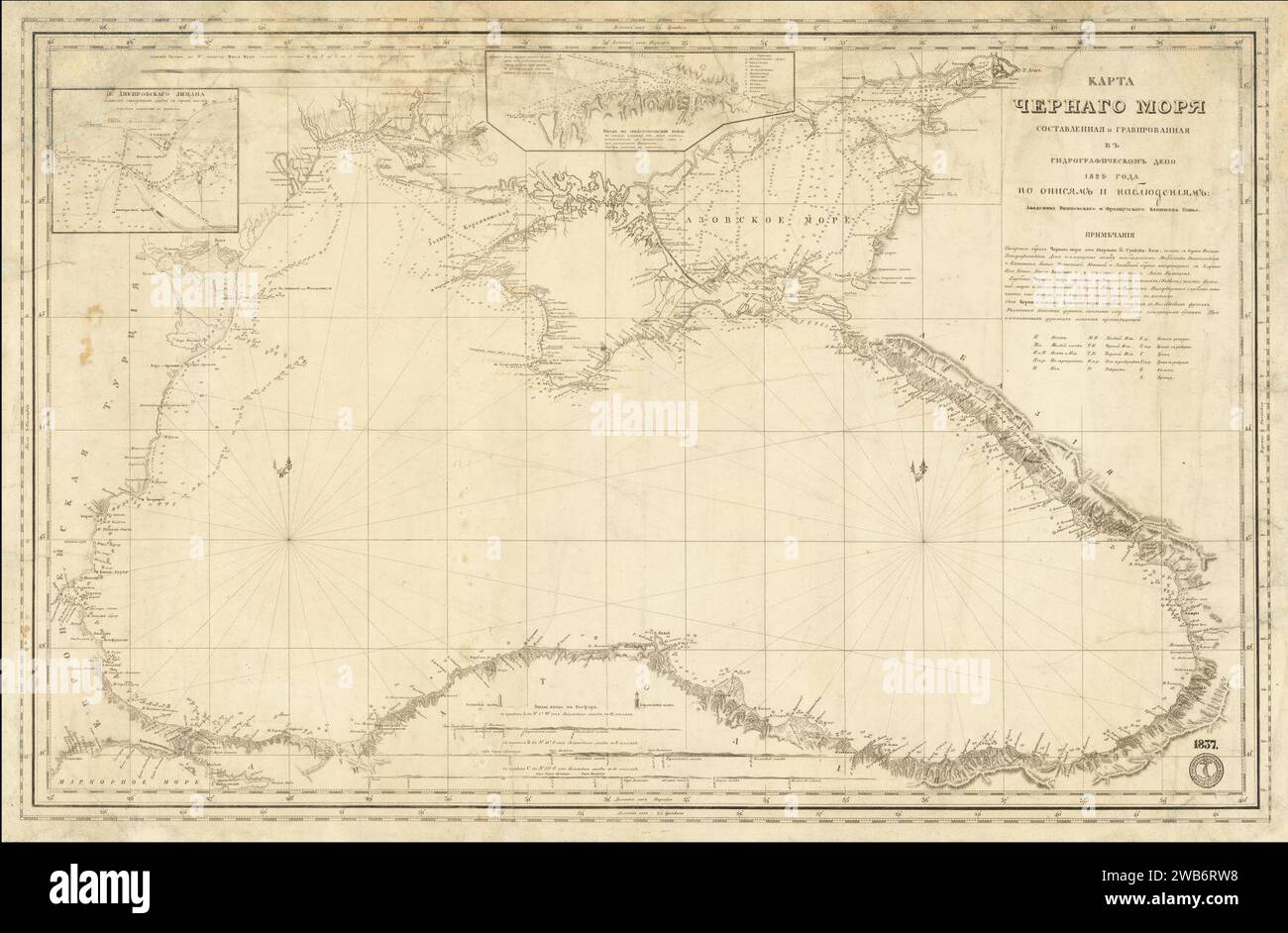 Hydrographic map hi-res stock photography and images - Alamy