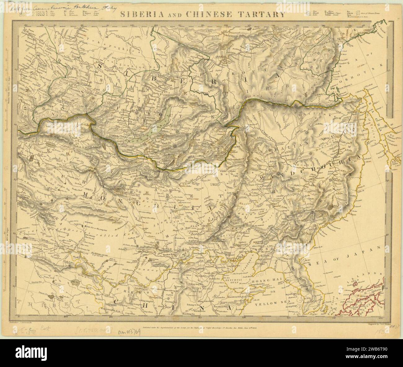 Map of siberia hi-res stock photography and images - Alamy