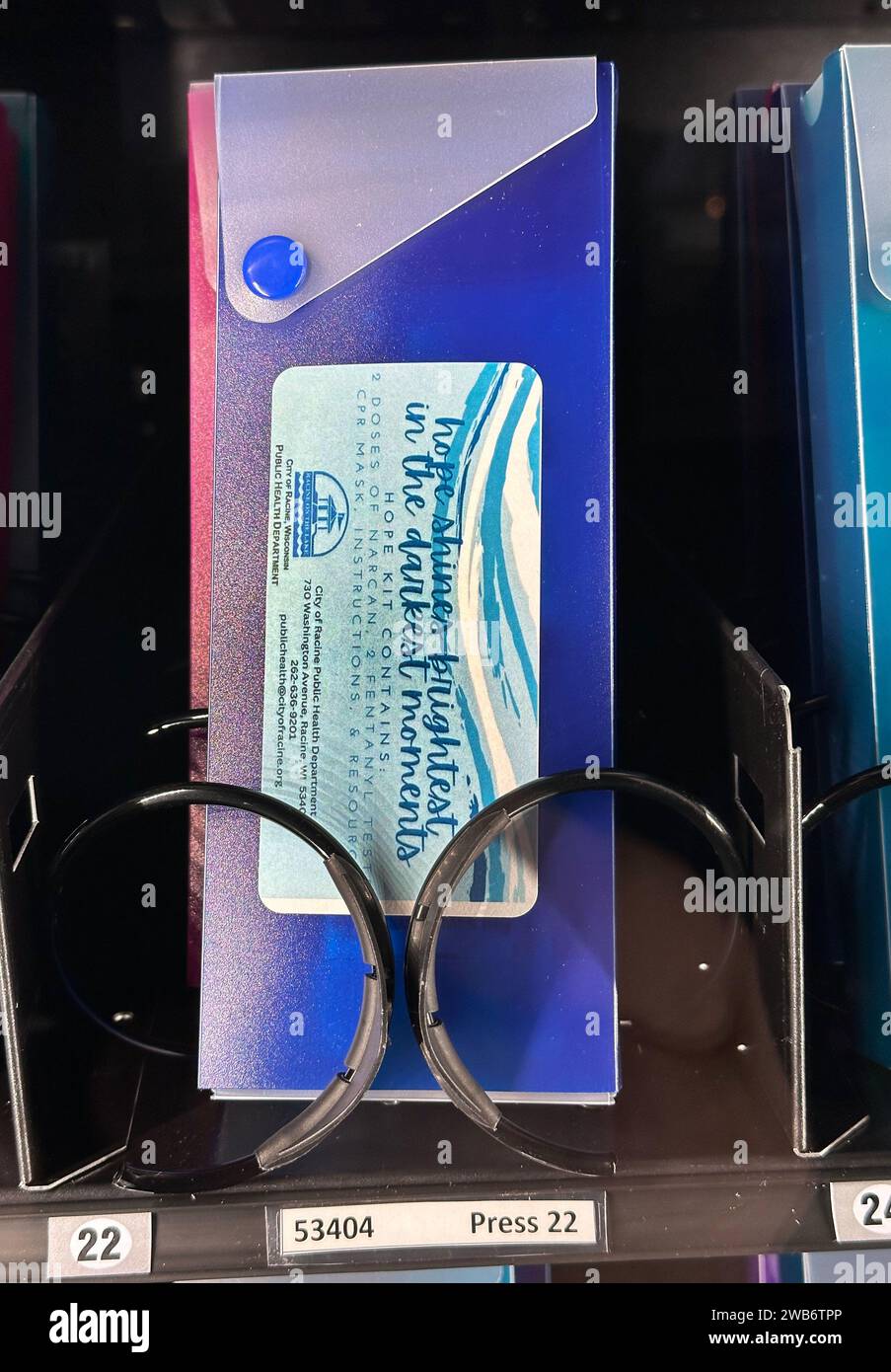 Racine, Wisconsin, USA. 8th Jan, 2024. Narcan, to help treat drug ...