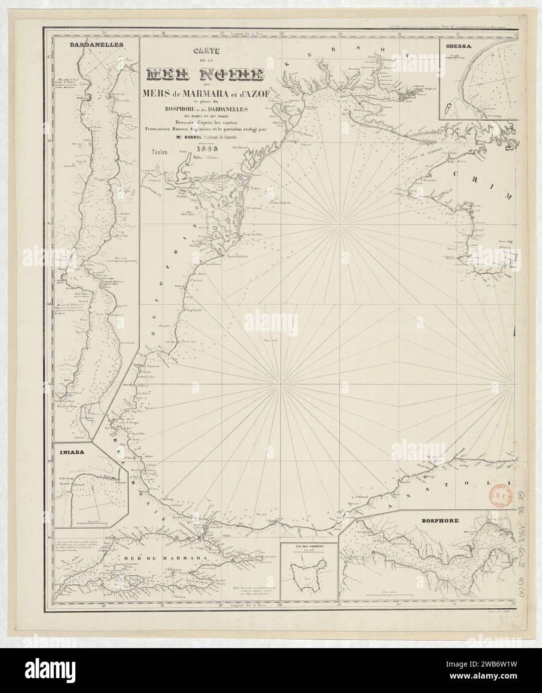 Carte du bosphore hi-res stock photography and images - Alamy