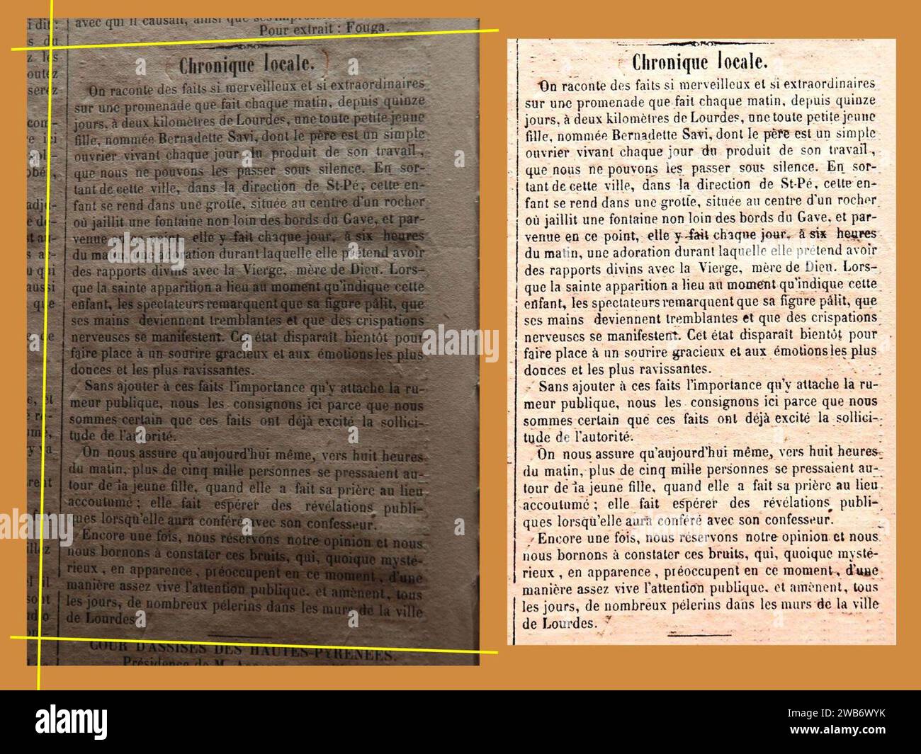 1858 Newspaper - before and after midtone contrast adjustment and anti ...