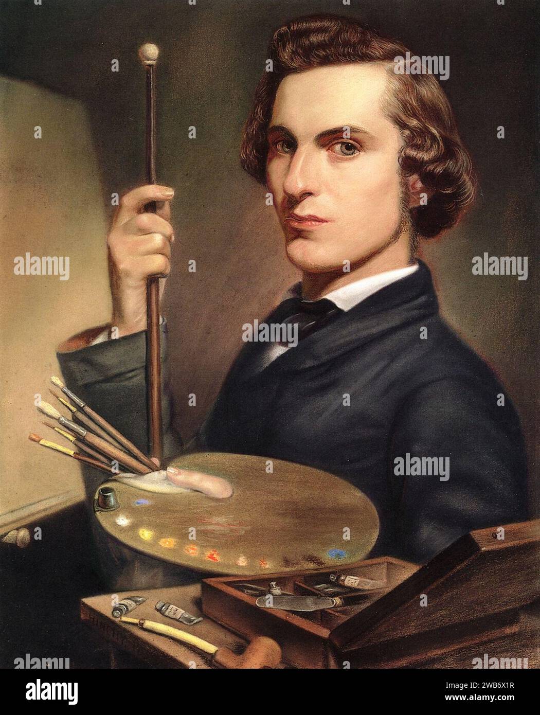 William james self portrait hi-res stock photography and images - Alamy