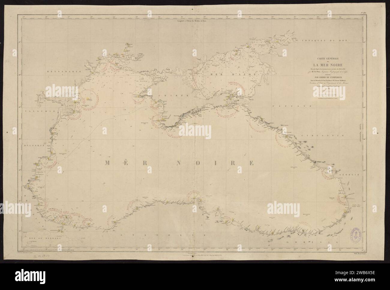 Carte de la mer noire hi-res stock photography and images - Alamy