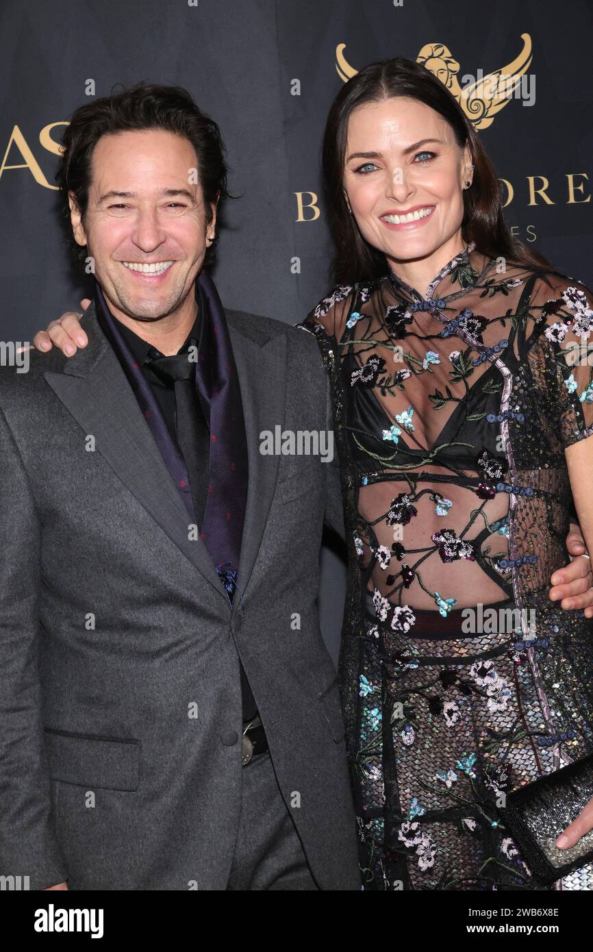 LOS ANGELES, CA - JANUARY 8 Rob Morrow and Tara Westwood at the Astra ...