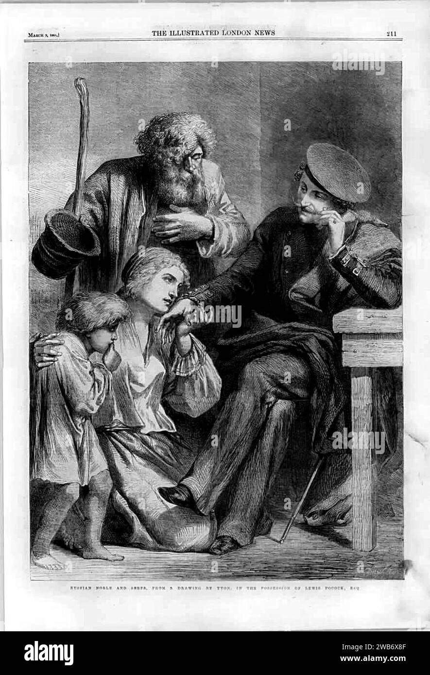 Russian serfs hi-res stock photography and images - Alamy