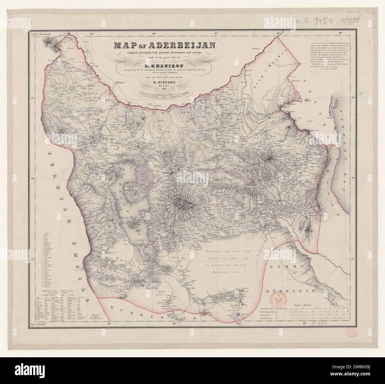 Historical azerbaijan map hi-res stock photography and images - Alamy