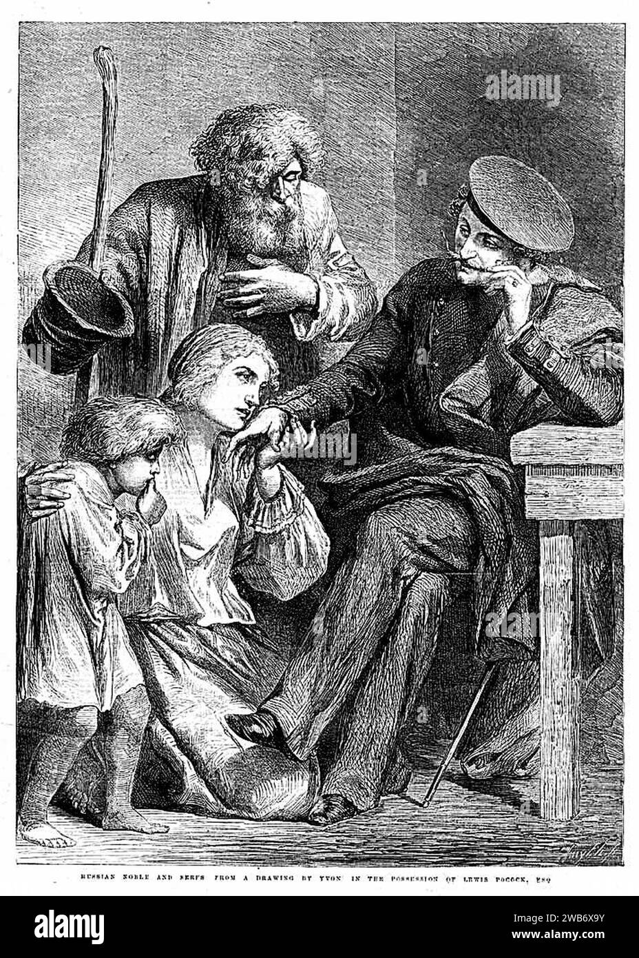 Russian serfs hi-res stock photography and images - Alamy