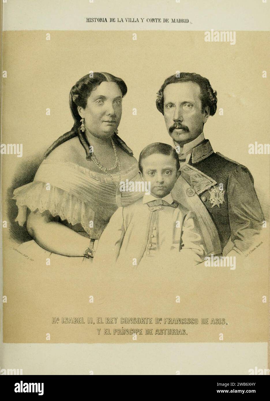 1864, Historia de la Villa y Corte de Madrid, vol. 4, Isabel II, el rey ...