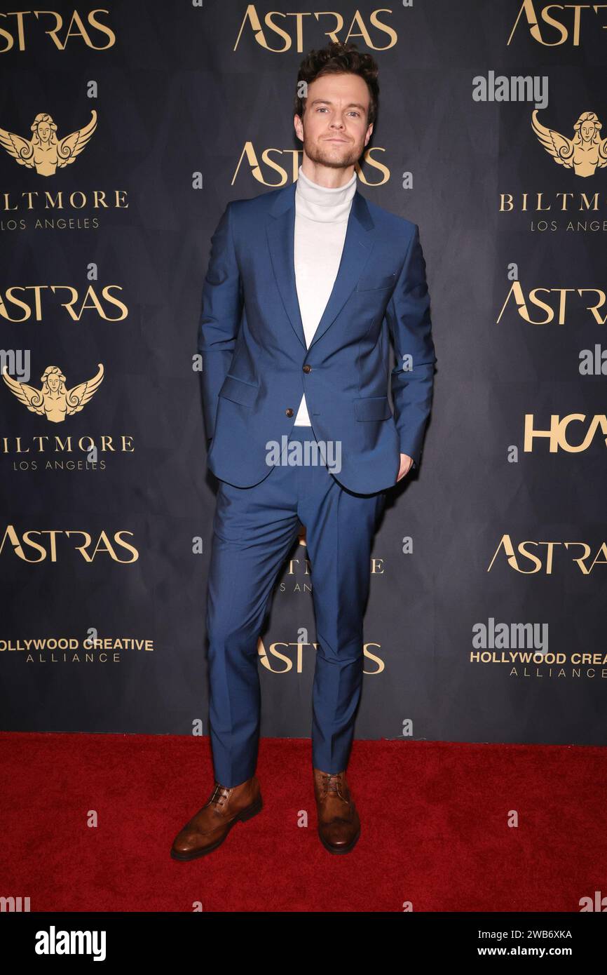LOS ANGELES, CA - JANUARY 8 Jack Quaid at the Astra Film Awards at the Biltmore Hotel on January ...