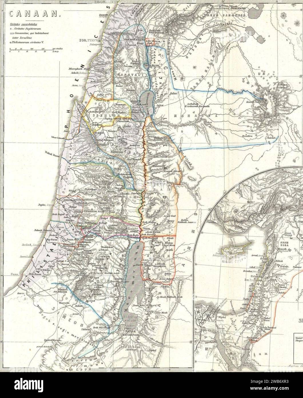 Map of canaan hi-res stock photography and images - Alamy
