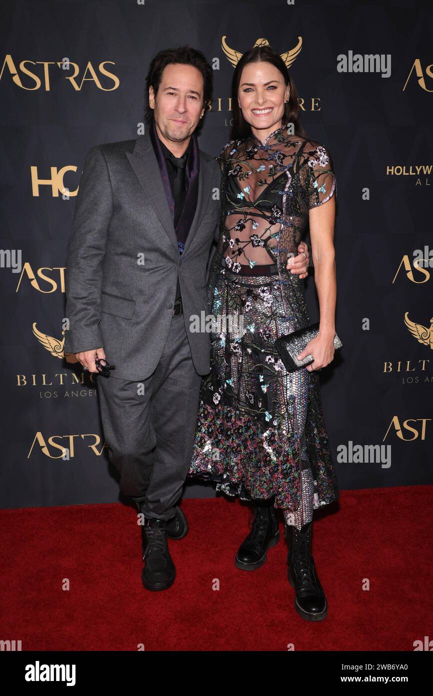 LOS ANGELES, CA - JANUARY 8 Rob Morrow and Tara Westwood at the Astra ...