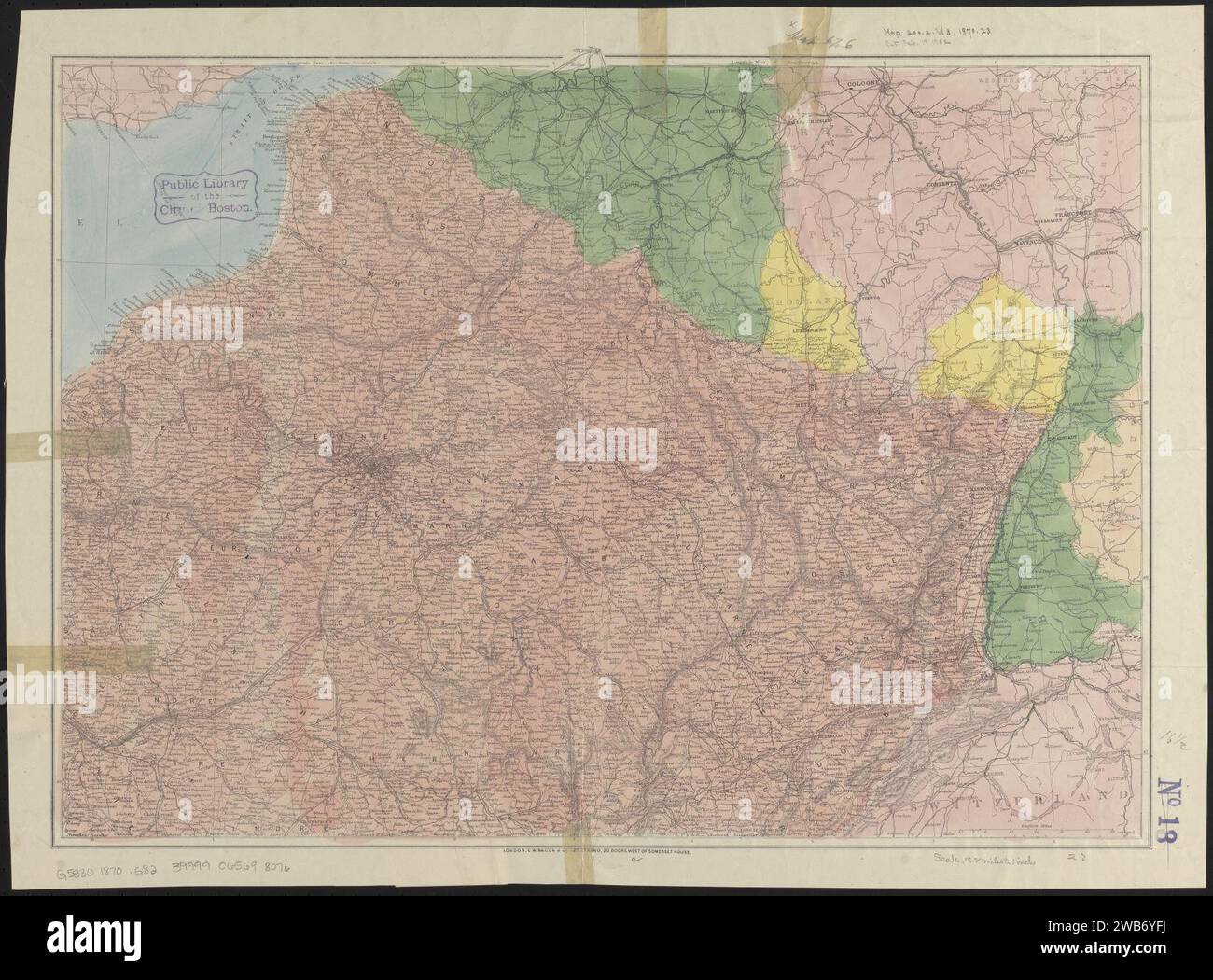 Map of paris 1870 hi-res stock photography and images - Alamy