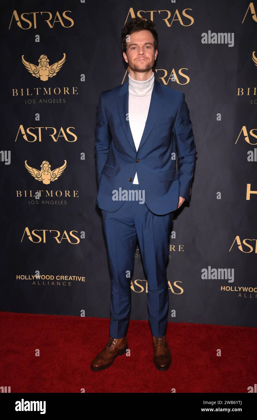 LOS ANGELES, CA - JANUARY 8 Jack Quaid at the Astra Film Awards at the Biltmore Hotel on January ...