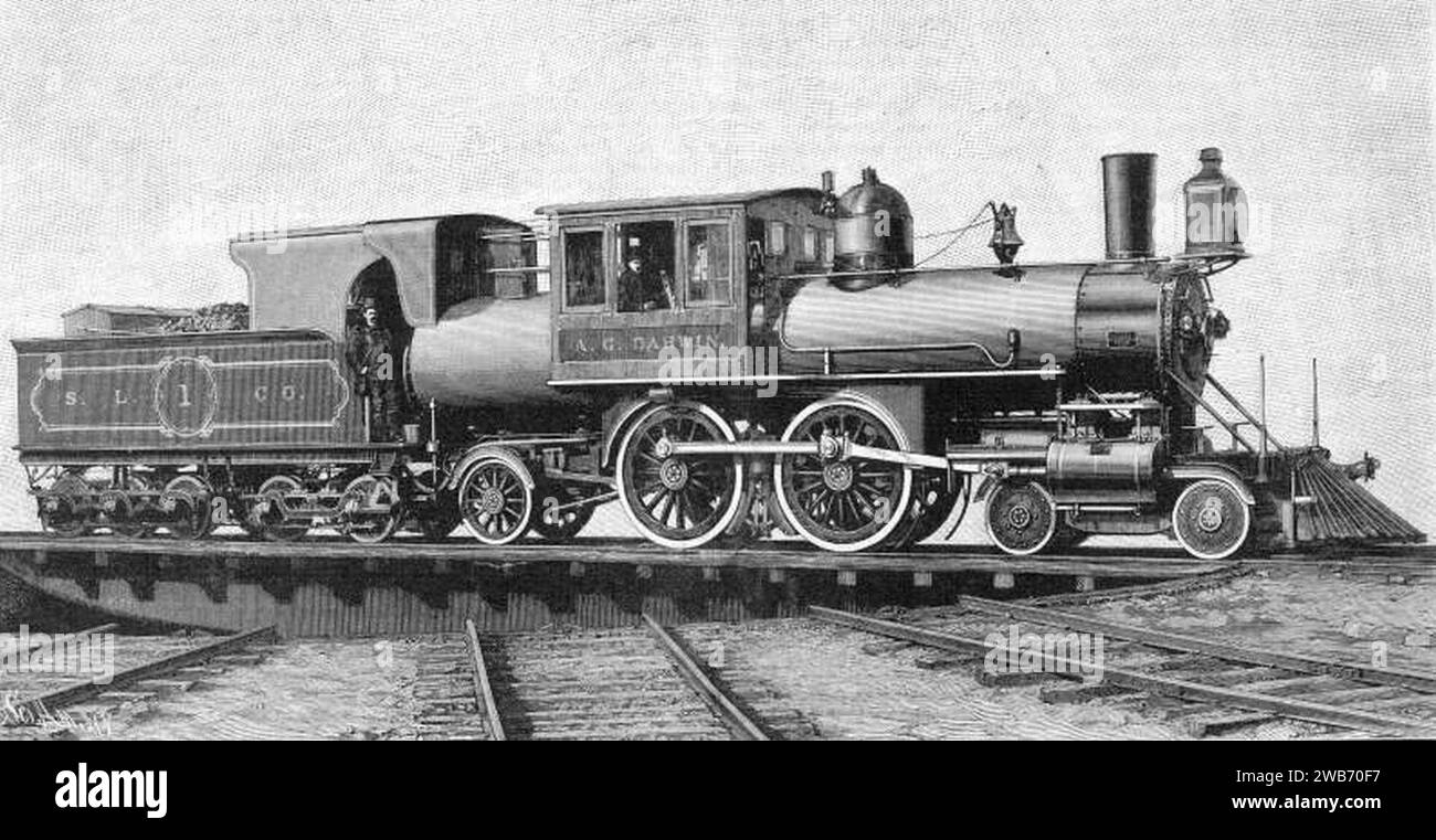 'A G Darwin' made by Strong Locomotives, 1888 Stock Photo - Alamy