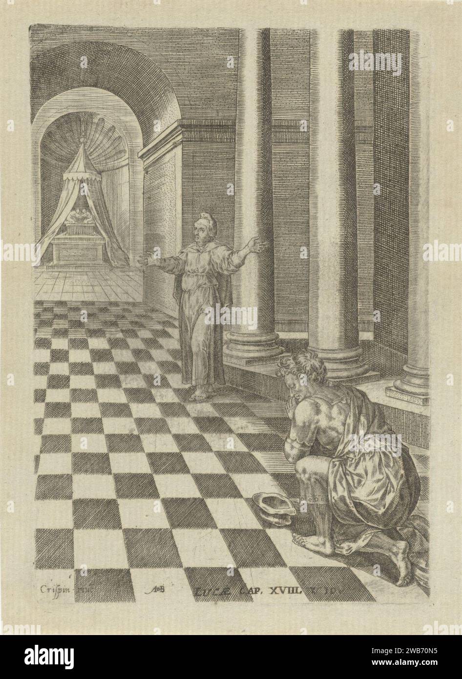 Abraham de Bruyn, Crispijn van den Broeck (after) - Parable of the ...