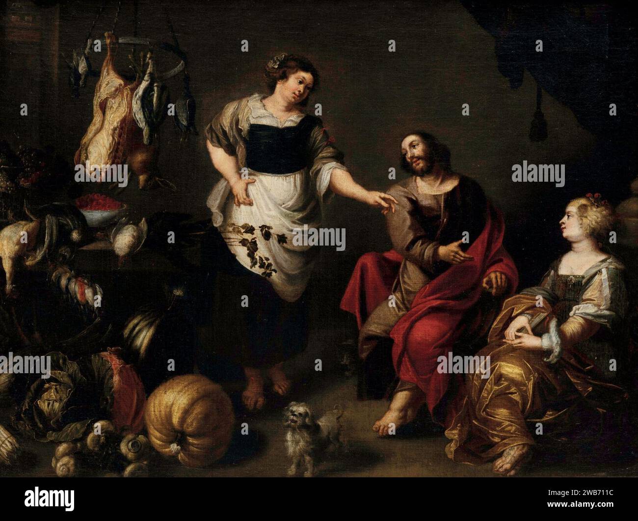 Adriaen van Utrecht and Erasmus Quellinus (II) - Jesus in the house of ...