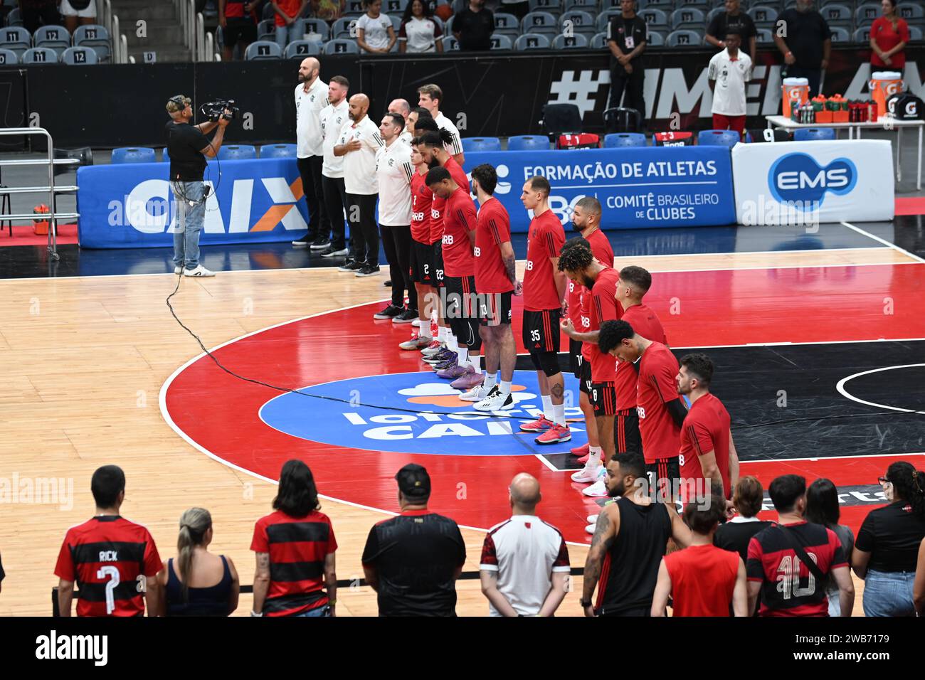 Rio, Brazil - january 08, 20234, match between Flamengo 84 vs 79 Vasco ...