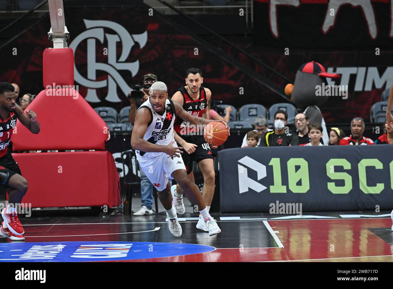 Rio, Brazil - january 08, 20234, match between Flamengo 84 vs 79 Vasco ...