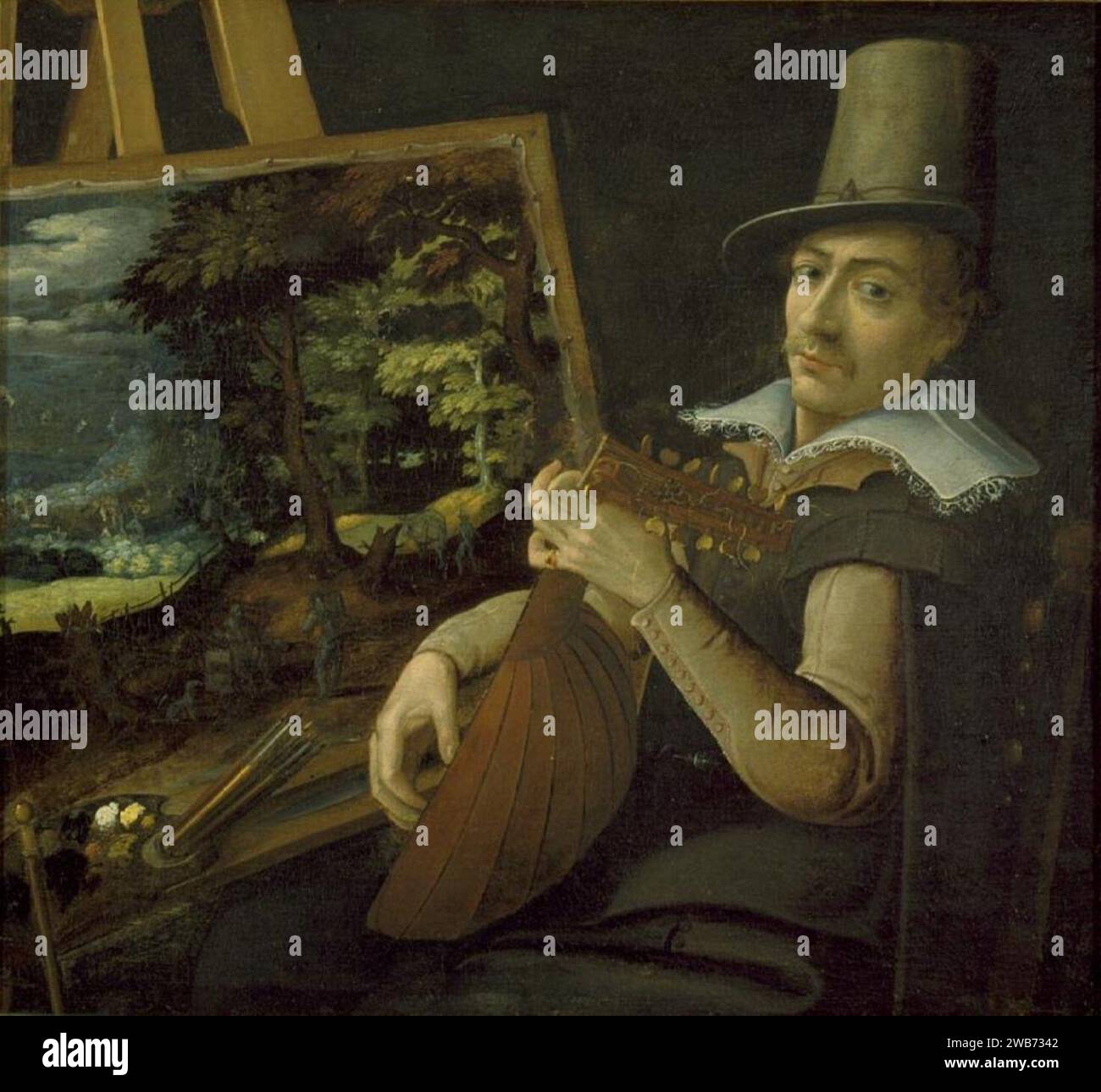 Paul bril self portrait hi-res stock photography and images - Alamy