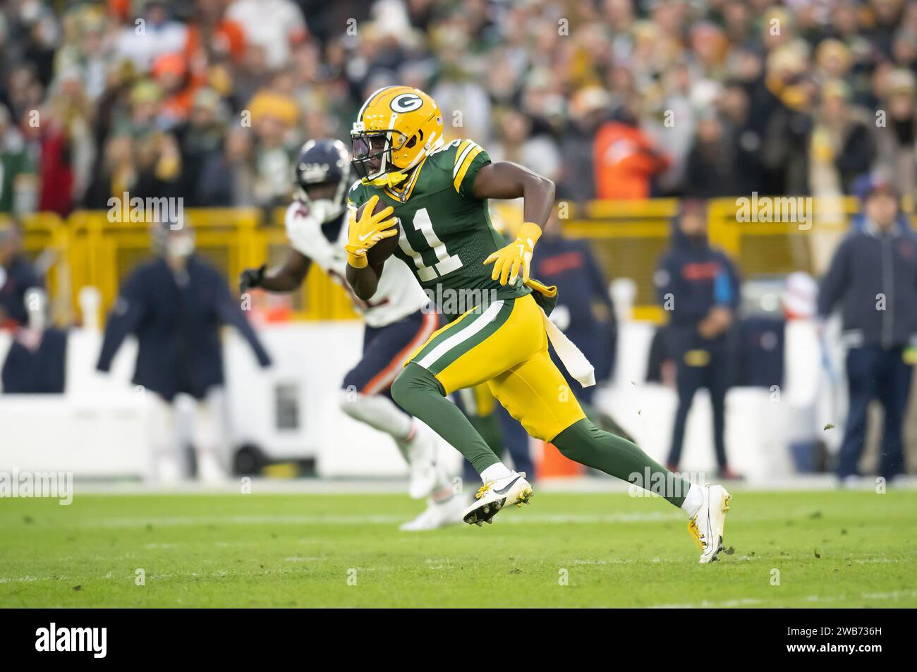 Green Bay, WI, USA. 7th Jan, 2024. Green Bay Packers wide receiver ...
