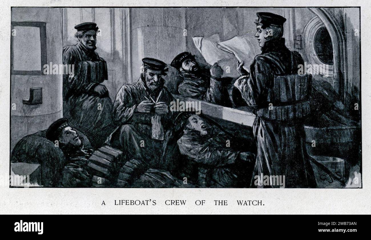 C. J. Staniland, Lifeboat Crew of the Watch Stock Photo - Alamy
