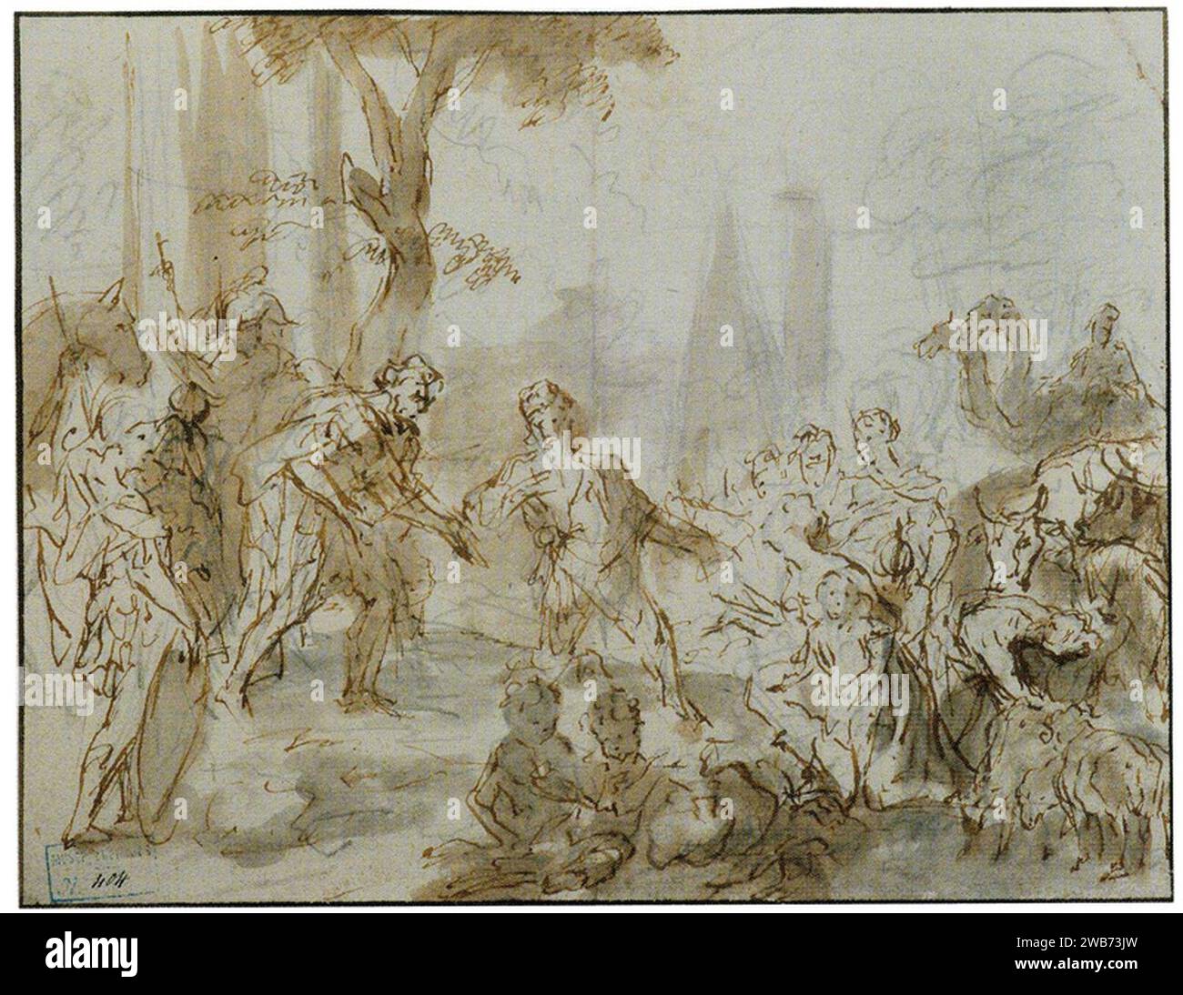 Caspar Jacob van Opstal (II) - The reconciliation of Jacob and Esau ...