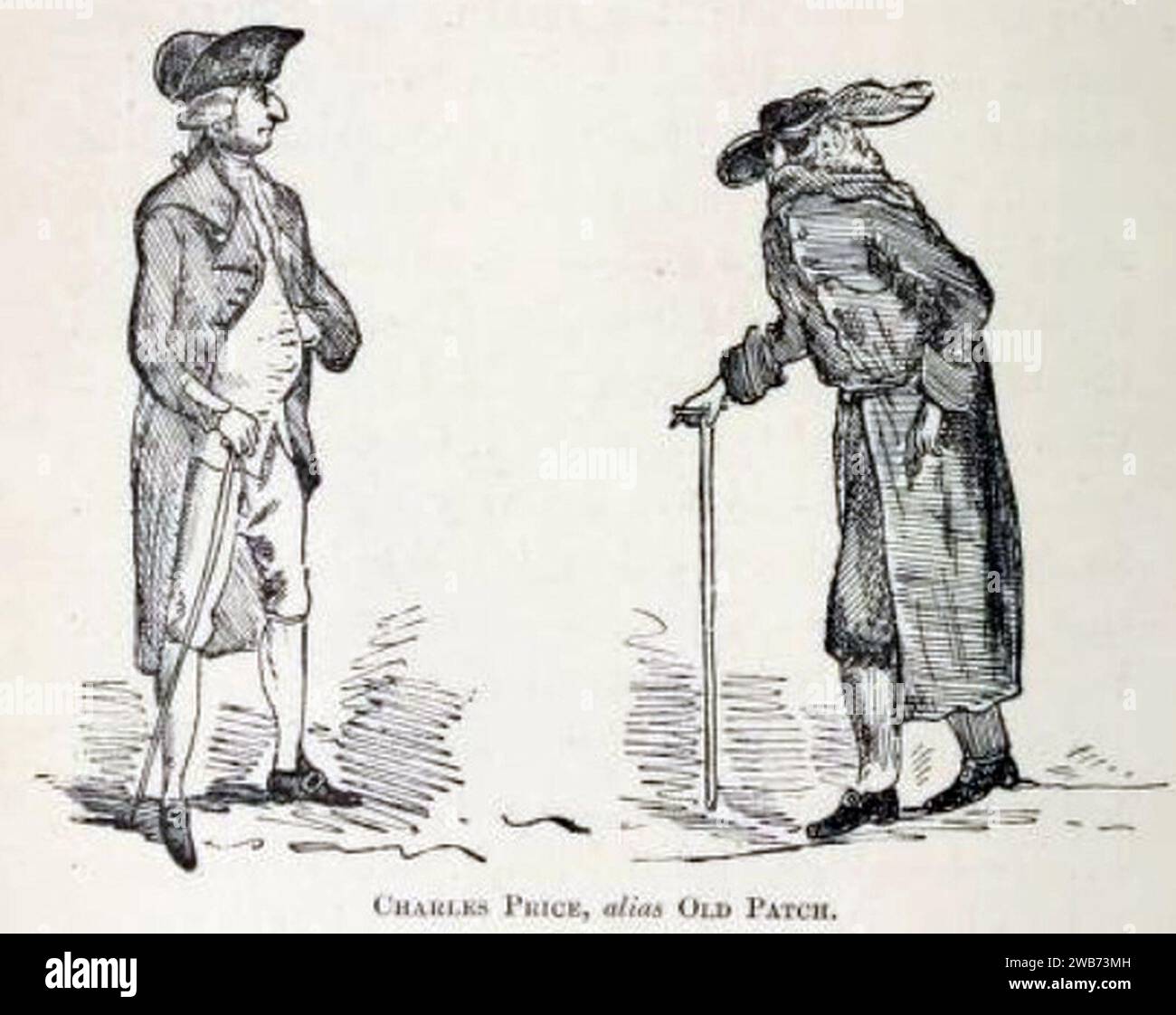 Charles Price alias Old Patch 01 Stock Photo - Alamy