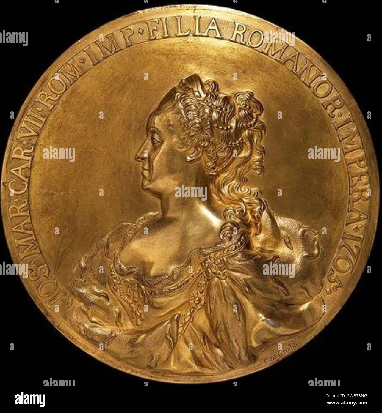 Charles de Groff - Bust of Maria Josepha of Bavaria, Holy Roman Empress ...