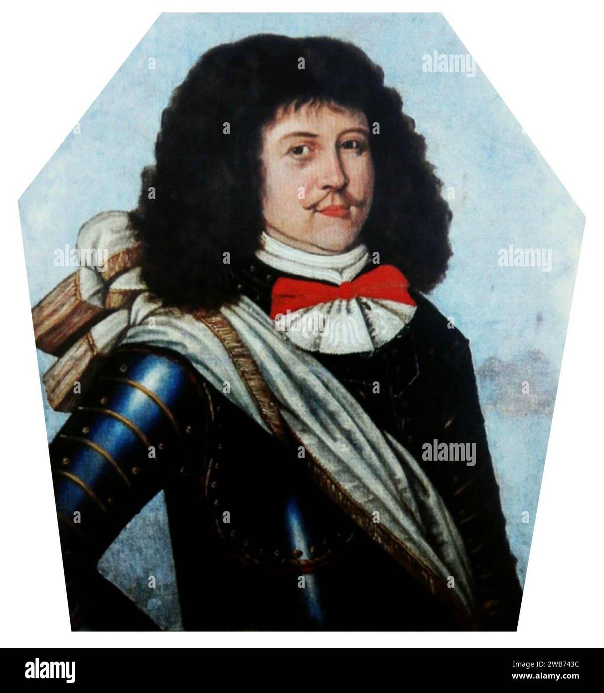 Coffin portrait of Zygmunt Dziembowski Stock Photo - Alamy