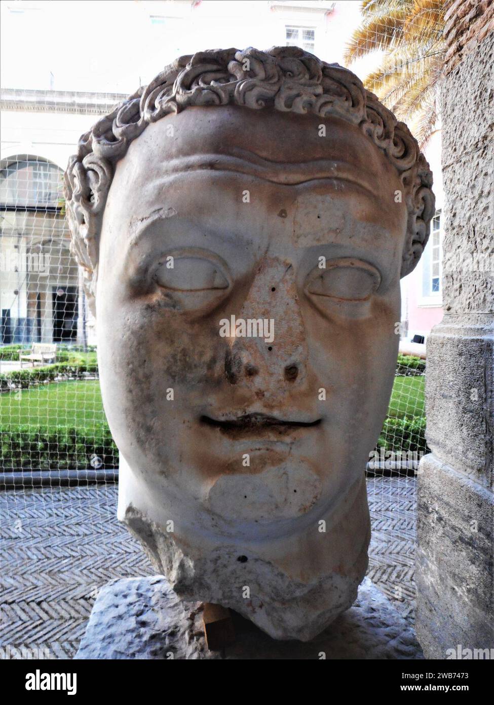 ''Colossal head of emperor Titus'' (about 95 AD) from Rome, Quirinale ...