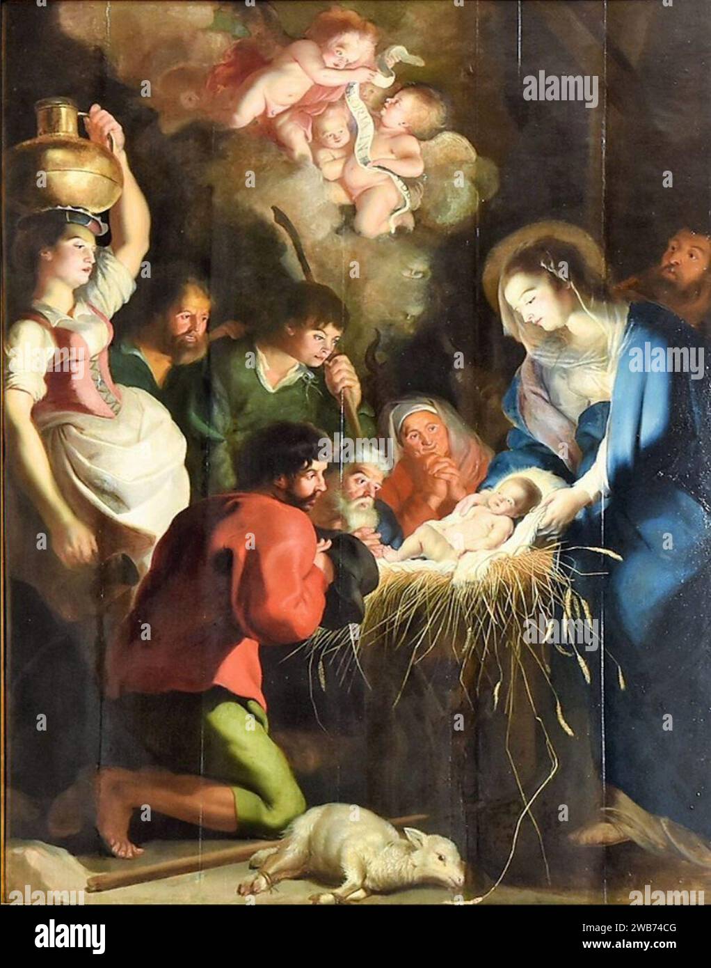 Cornelis de Vos - Birth of Christ Stock Photo - Alamy