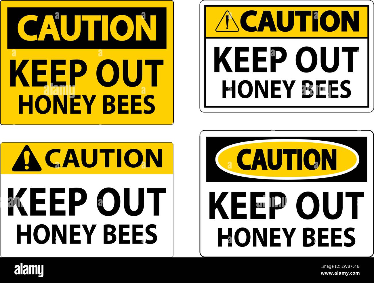 Swarm of honey bees Stock Vector Images - Alamy