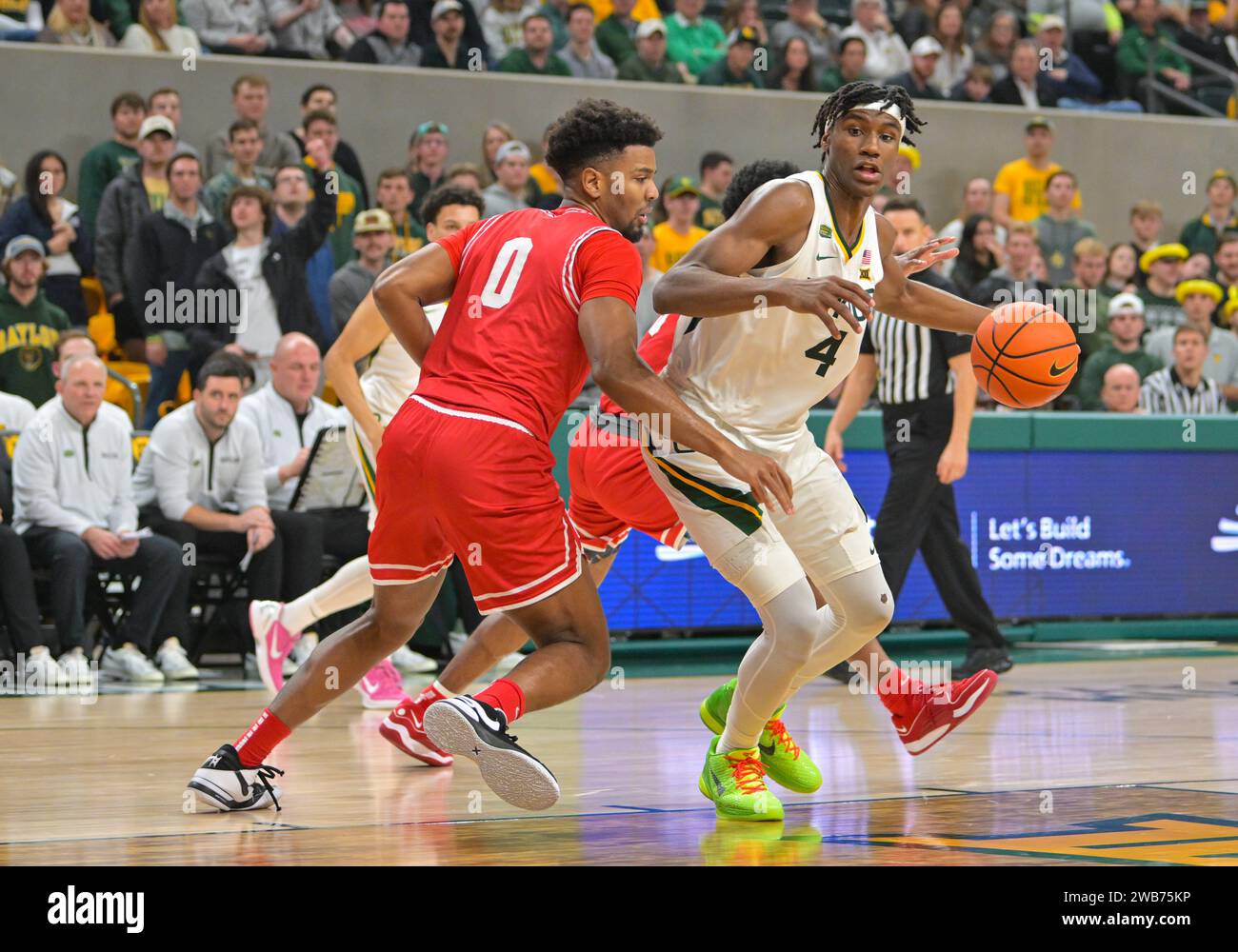 Waco, Texas, USA. 2nd Jan, 2024. Cornell Big Red forward Evan Williams ...