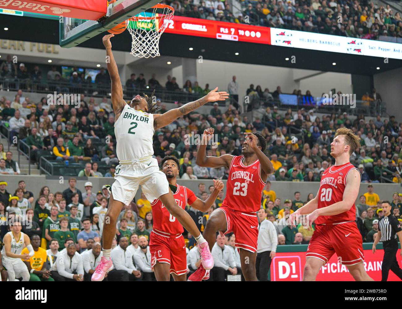Waco, Texas, USA. 2nd Jan, 2024. Baylor Bears guard Jayden Nunn (2 ...