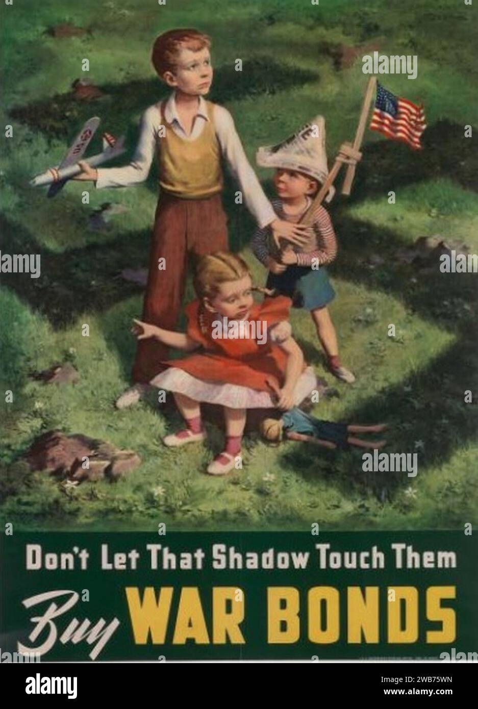 ''Don't Let that Shadow Touch Them'' poster painted by Lawrence Beall ...