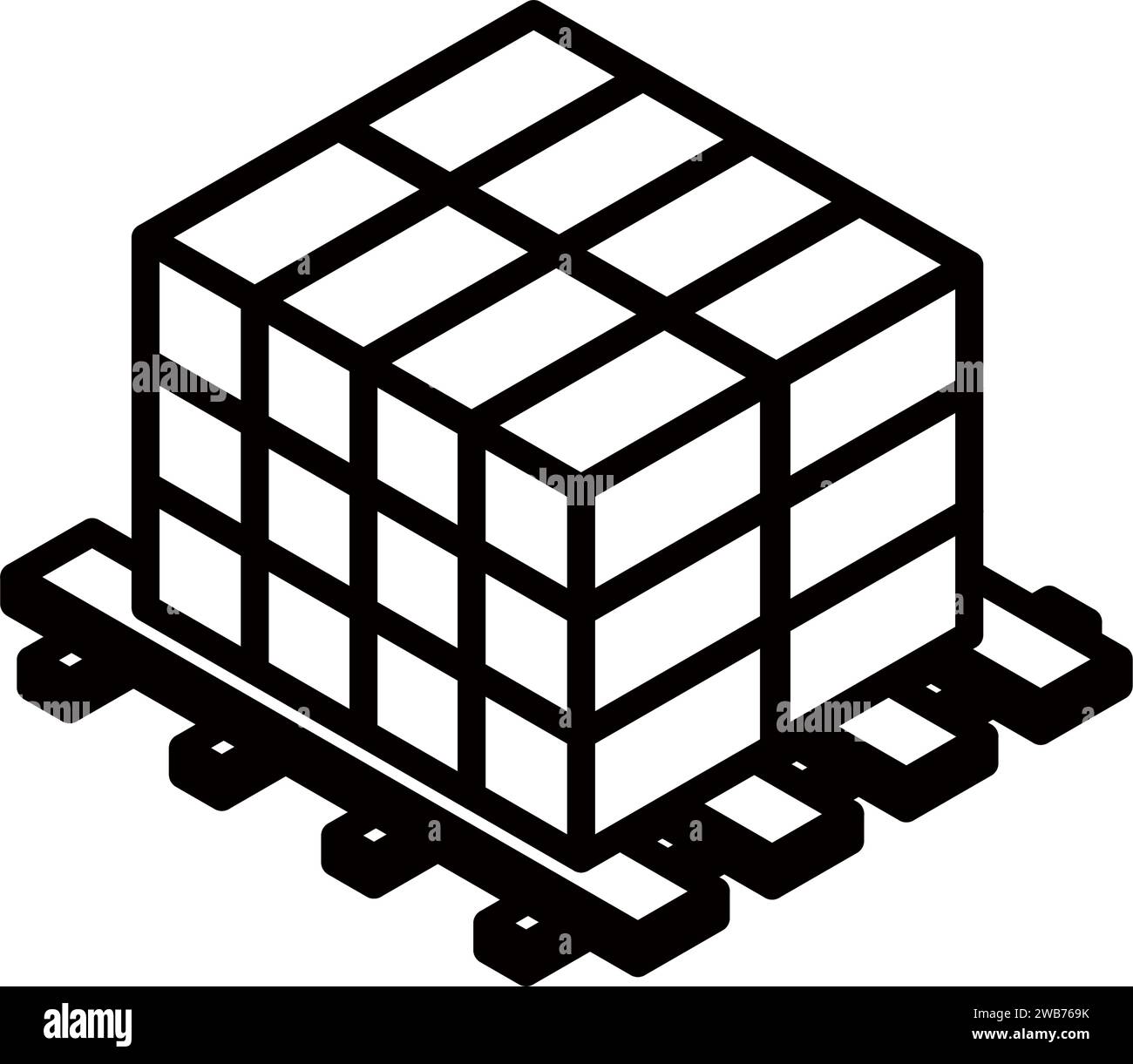 Cargo handling operation Stock Vector Images - Alamy