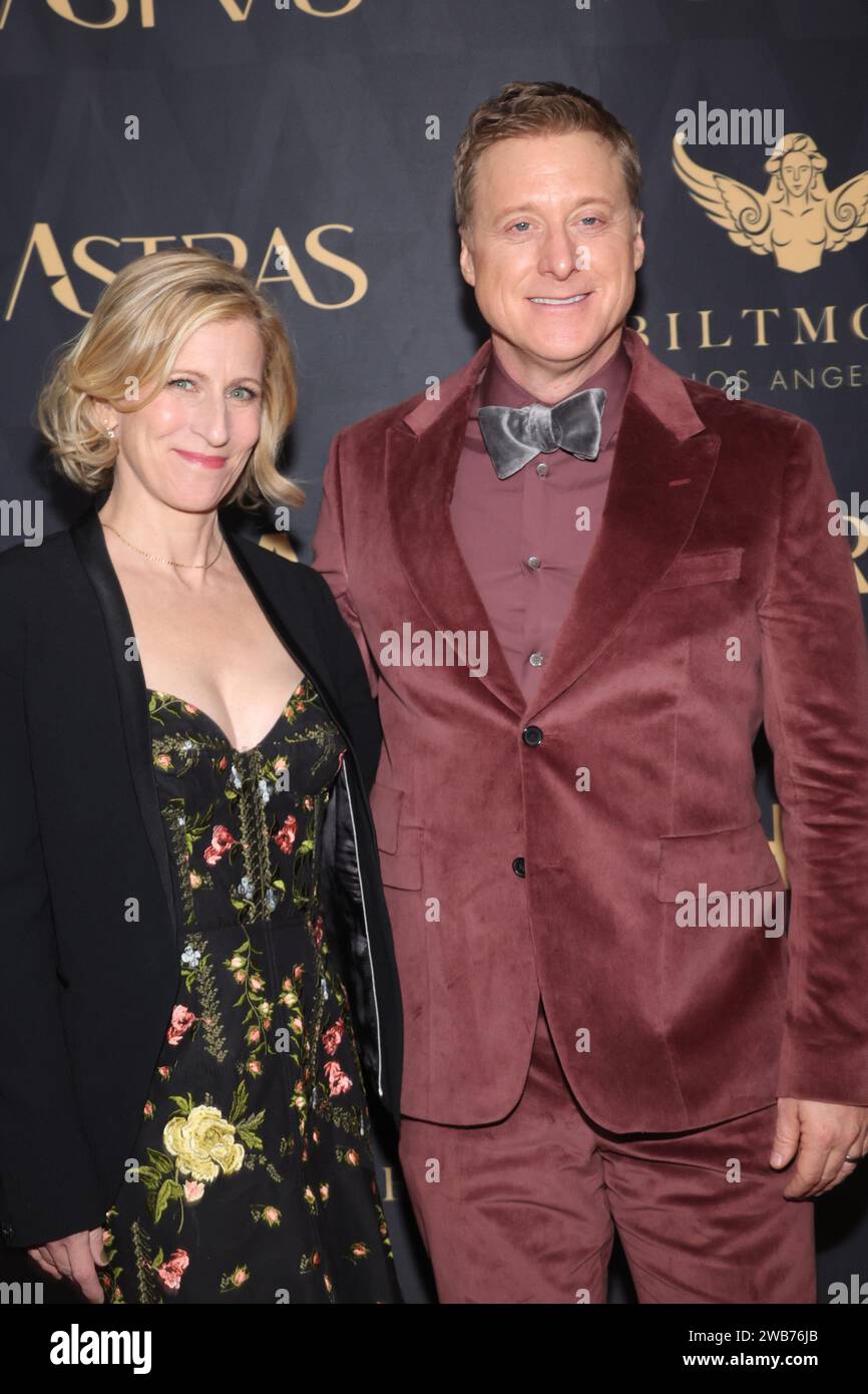 LOS ANGELES, CA - JANUARY 8 Charissa Barton and Alan Tudyk at the Astra ...